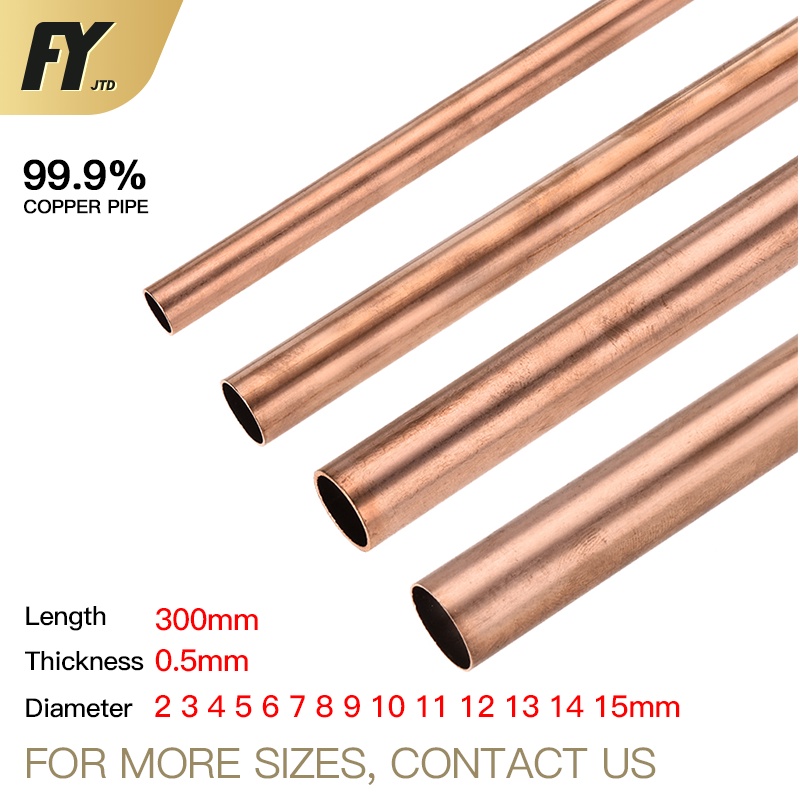 FUYI Copper tube 0.5mm wall thickness 300mm length High Quality ...