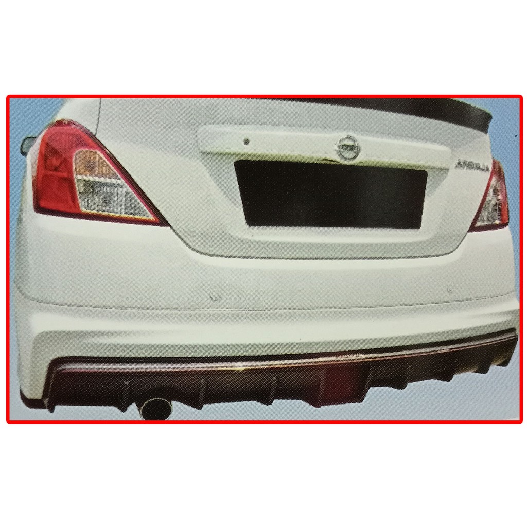 Nissan Almera '16 (NM-2) Style Facelift Rear Back Skirt Lower Lip ...