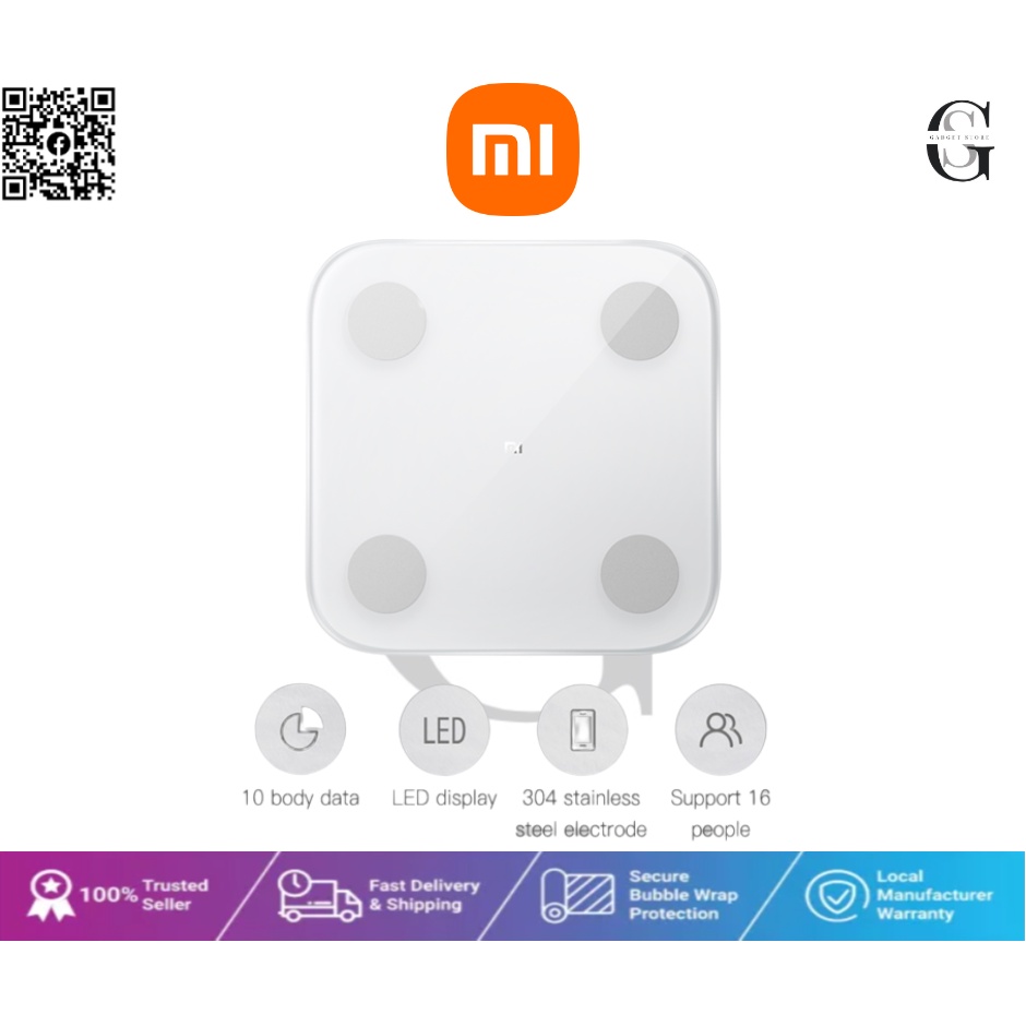Xiaomi Mi Body Composition Scale 2 (Smart Weighing Health Body Fat ...