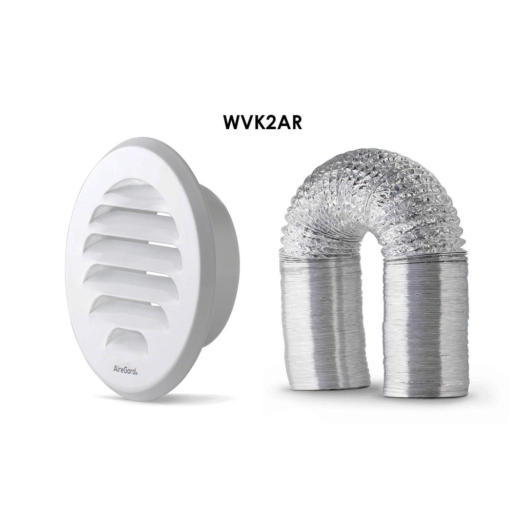 Airegard Wall Vent Kit WVK2AR 2.0 Meter S-Series Round - WVK-2AR ...