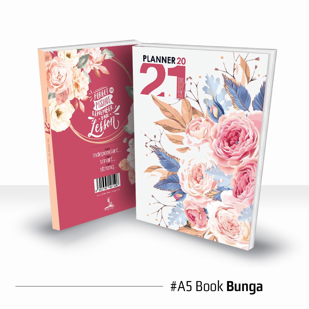 Planner Book 2021 + FREE ! School Planner - BOOK Bunga Ready Stock ...