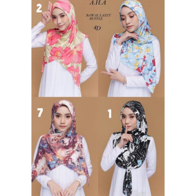 Bawal lazy ruffle ( ironless ) | Shopee Malaysia