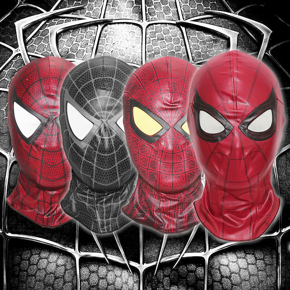 Spiderman Mask Full Head Mask Homecoming Balaclava Spider-Man Cosplay ...