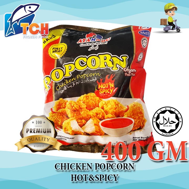 AYAMADU CHICKEN POPCORN HOT AND SPICY, TCH FROZEN FOOD, FRESH FROZEN ...