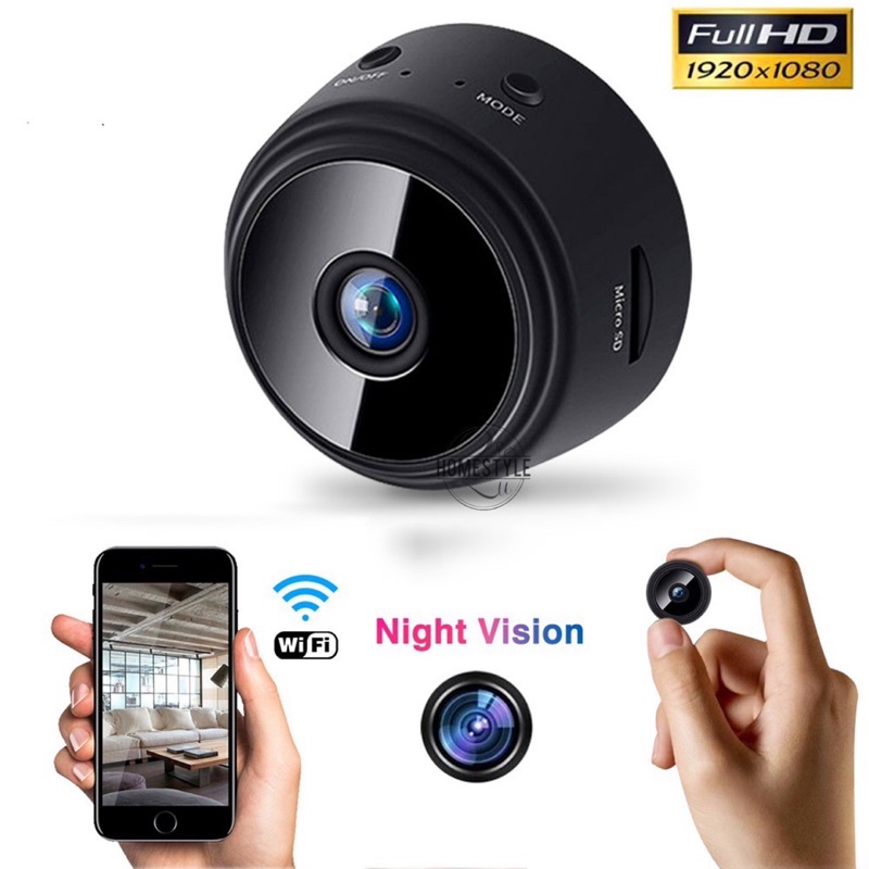 1080p Hd A9 Mini Camera Wireless Cctv Wifi Security Remote Control Spy Camera Night Vision 