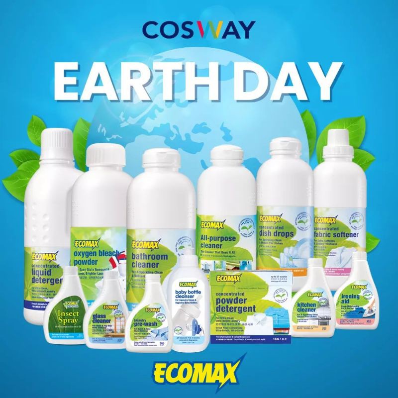 Ecomax Cosway Produk Mesra Alam Concentrated Dish Drops, Fabric Wash or ...
