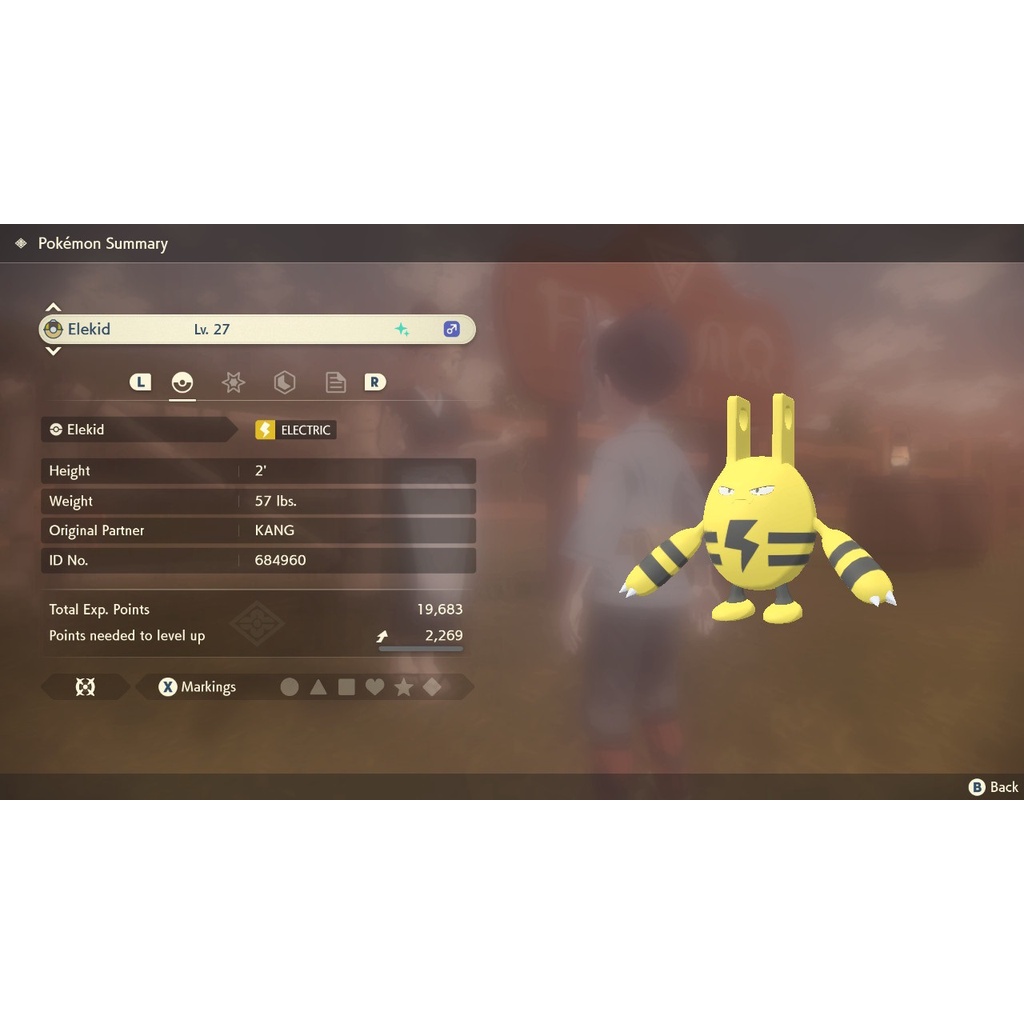 Pokemon Legends: Arceus - 6IV Shiny Elekid | Shopee Malaysia