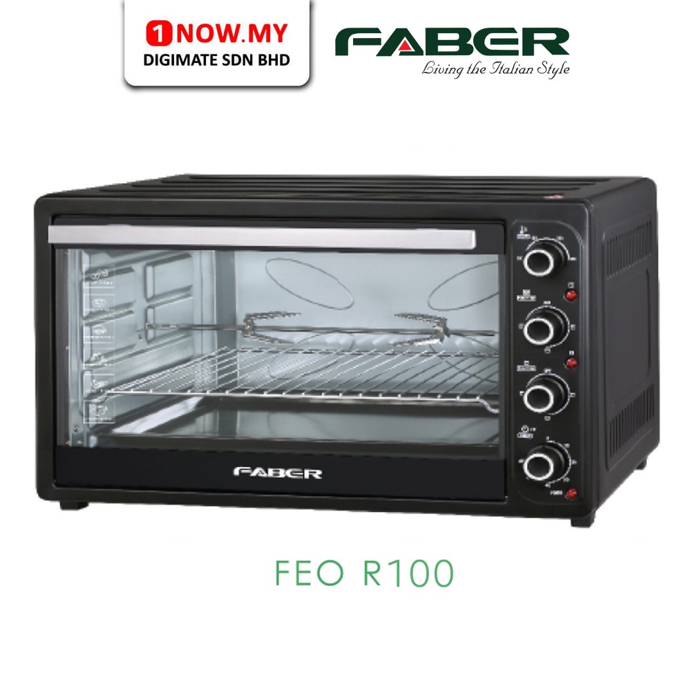 FABER Electric Oven FEO R100 (100L, Stainless Steel Heating Elements) | Shopee Malaysia