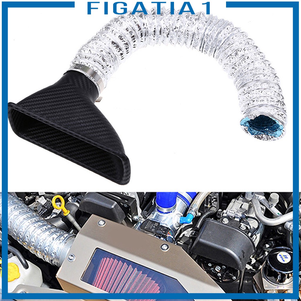 2 Sets Car Front Bumper Turbo Cold Air Intake Pipe Turbine Inlet Pipe ...