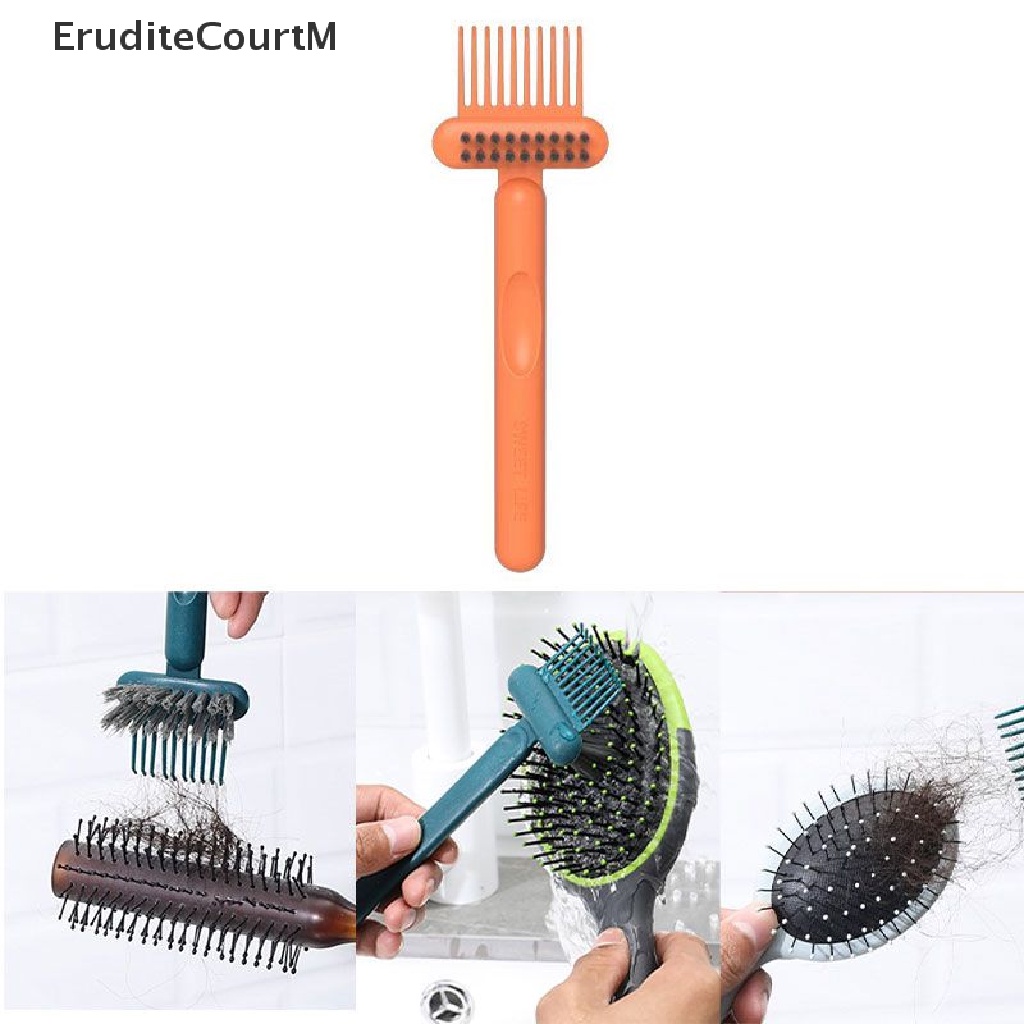 [EruditeCourtM] Plastic Handle Comb Cleaner Delicate Cleaning Removable ...