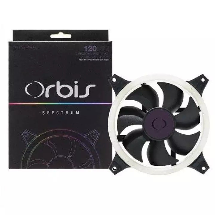 TECWARE ORBIS SPECTRUM 120MM RGB COOLING FAN - 1 FAN # TW-AC-ORBIS-S1 ...