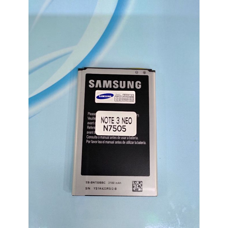 [Ready Stock] Battery Samsung Note 3 Neo ( N7505 ) | Shopee Malaysia