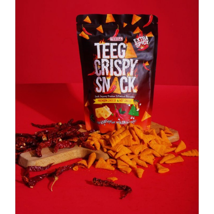 TEEGA BABY CRISPY SNACK EXTRA SPICY 130GRAM~ SNACK VIRALL | Shopee Malaysia