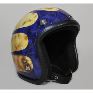 Slimhead 500TX Rugged Patina Tapper - Helmet Custom Slimhead Chopper ...