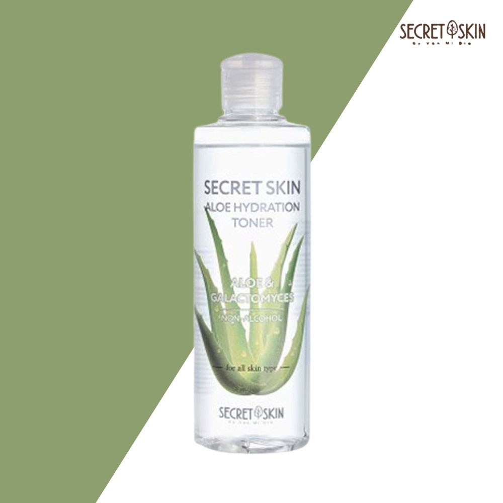 SECRET SKIN Aloe Vera Facial Toner 250ml Aloe Galatomyces Alcohol Free ...