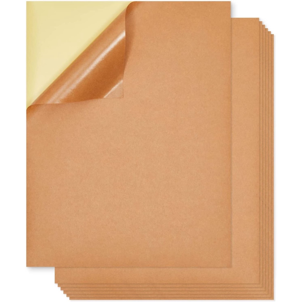 A4 Kraft Brown Sticker 100's / A4 Kertas Pelekat Coklat /Brown Label ...
