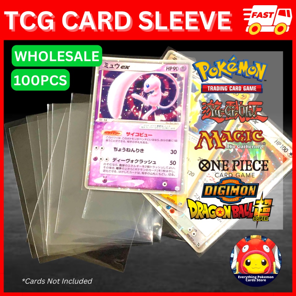 Transparent Card Sleeve Card Protector/ TCG Cards Sleeves/Pokemon Card ...