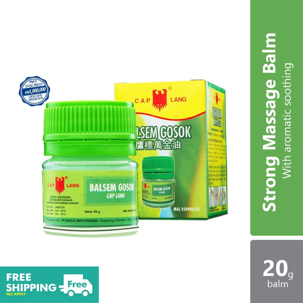 Cap Lang Balsem Gosok (20g) | Shopee Malaysia
