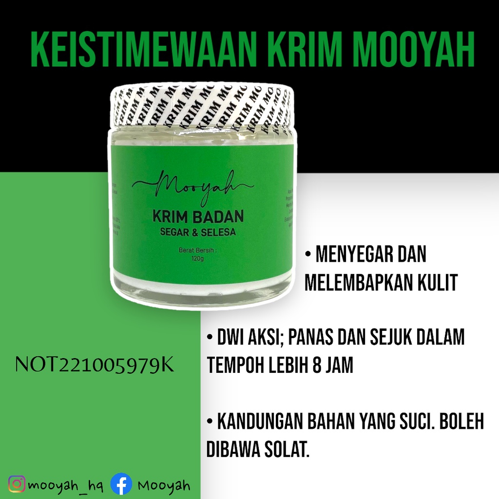 Krim Mooyah Losyen Kulit 100% Original HQ READY STOK Krim Kulit Cream ...