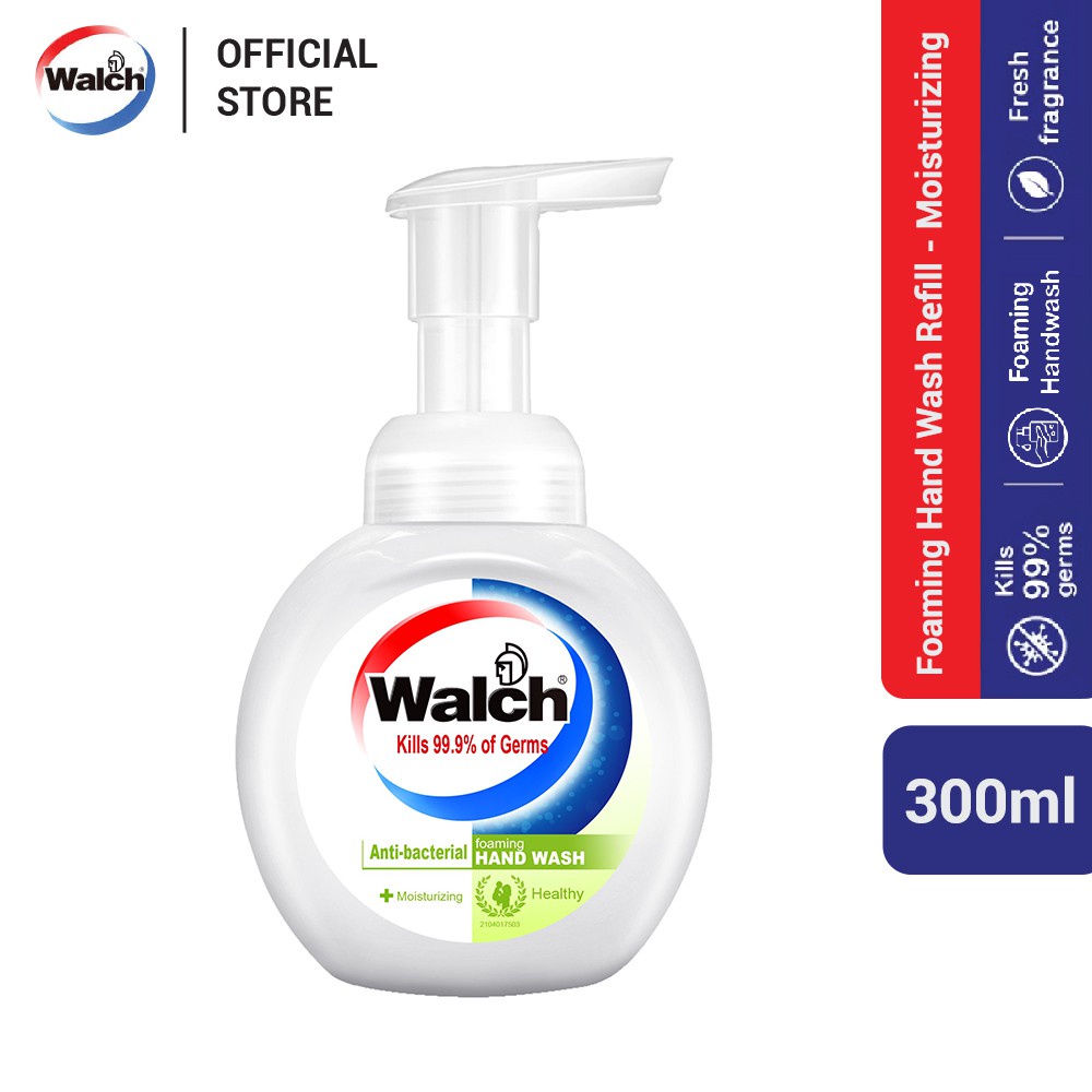 Walch Foaming Hand Wash Moisturizing (300ml) | Shopee Malaysia