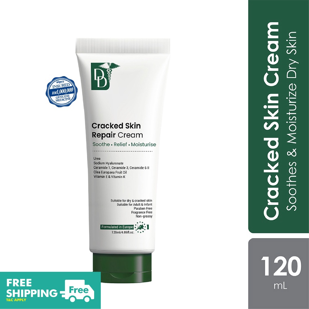DD Cracked Skin Repair Moisturizing Cream 120ml | Shopee Malaysia