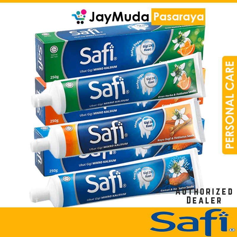 Safi Toothpaste Ubat Gigi 250g 175g Gigi Kuat Gusi Sihat Gamat Oren ...