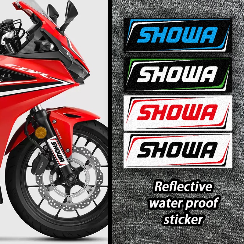 Reflective Motocross Motorcycle Sticker Fork Showa Suspension Decals ...