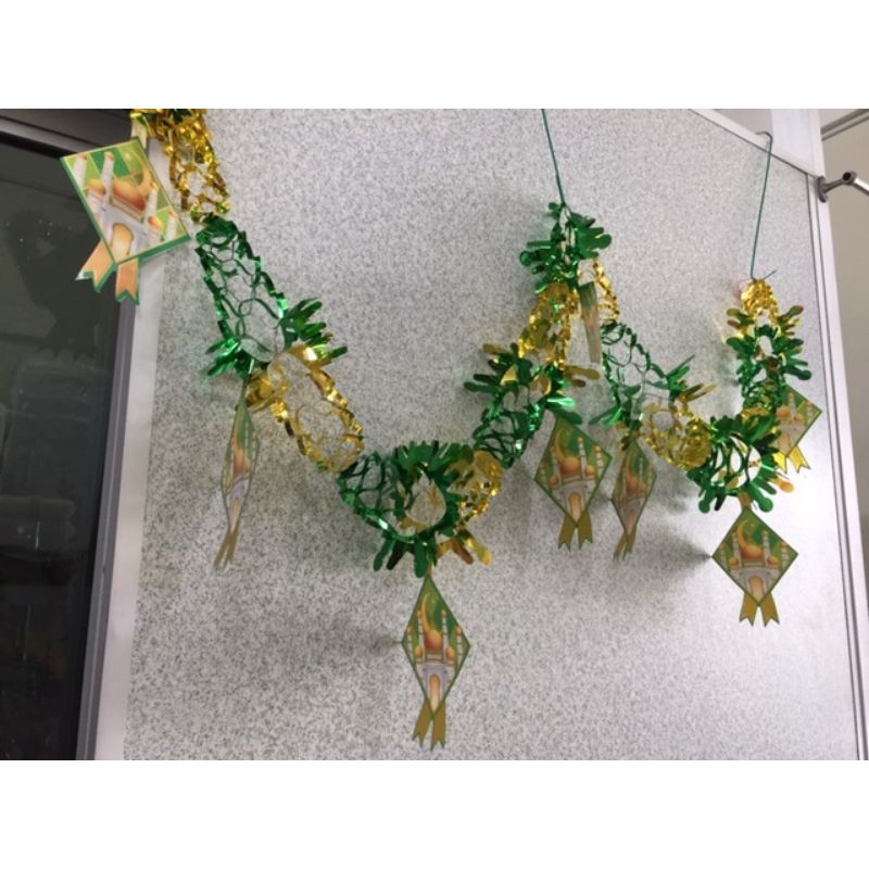 Hari raya hanging tinsel hari raya banner hari raya decoration selamat ...