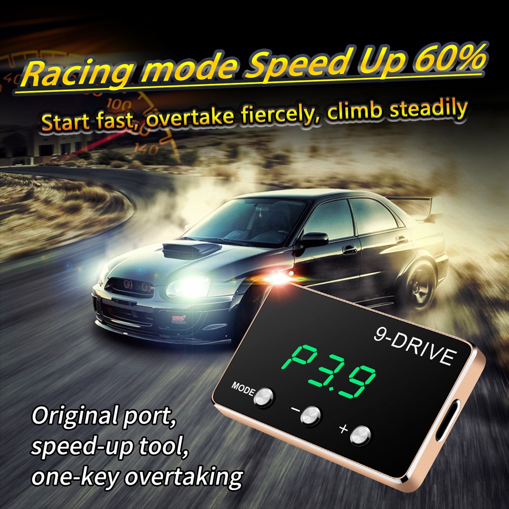 9-DRIVE Powerfull Car Response Throttle Accelerator Controller Booster ...