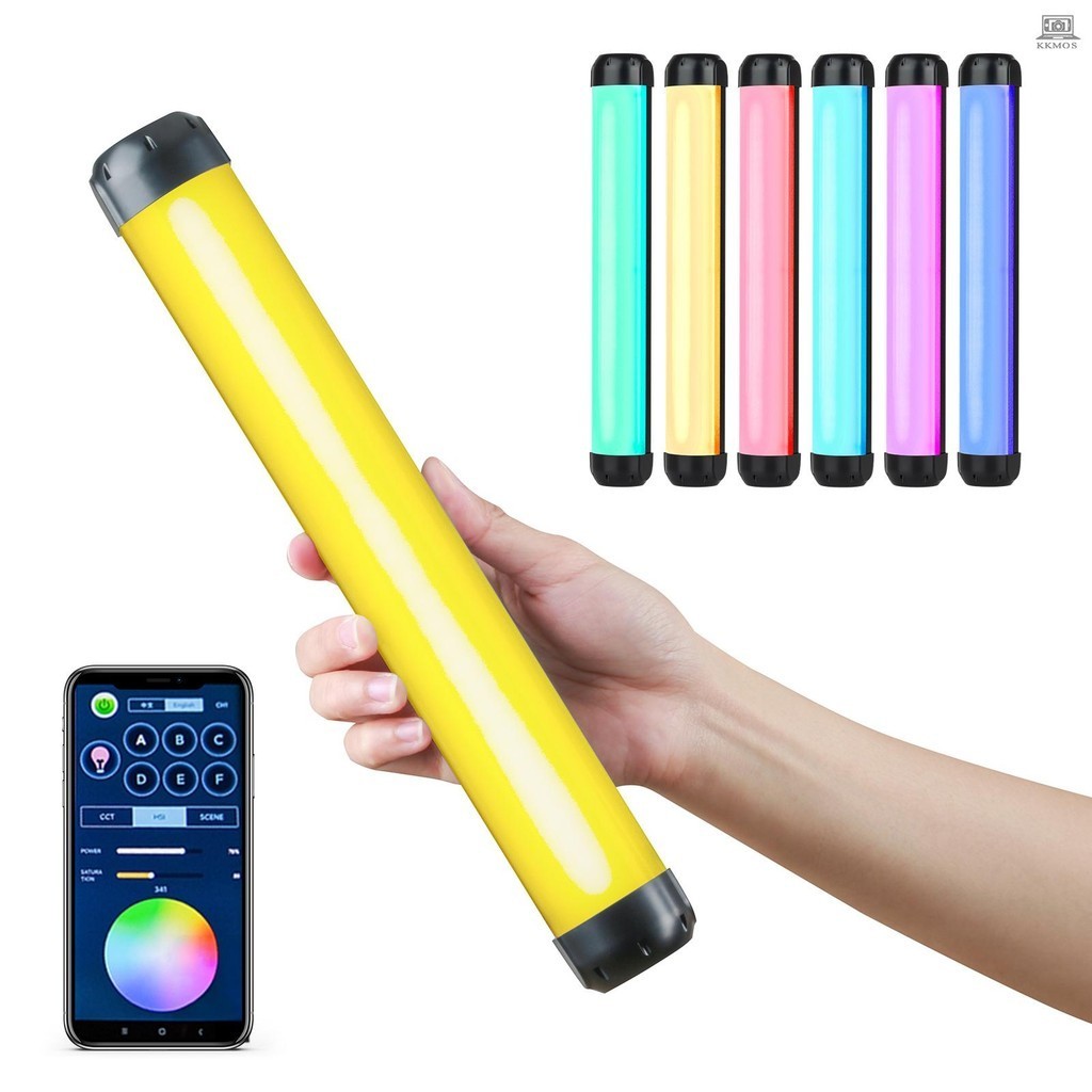 Weeylite K21 Portable RGB Light Stick LED Tube Light Wand 8W ...