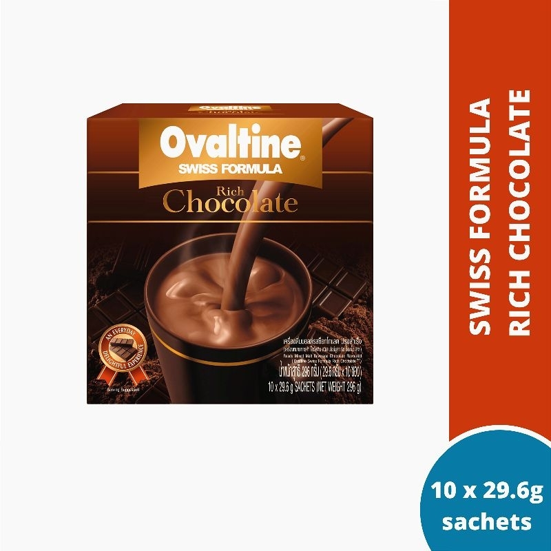 Ovaltine Swiss Formula 3 in 1 Instant Chocolate Drinks | Shopee Malaysia