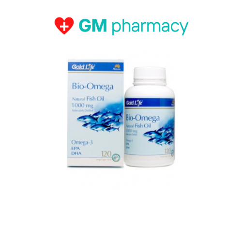 Gold Life Bio-Omega Natural Fish Oil 1000mg Molecularly Distilled ...