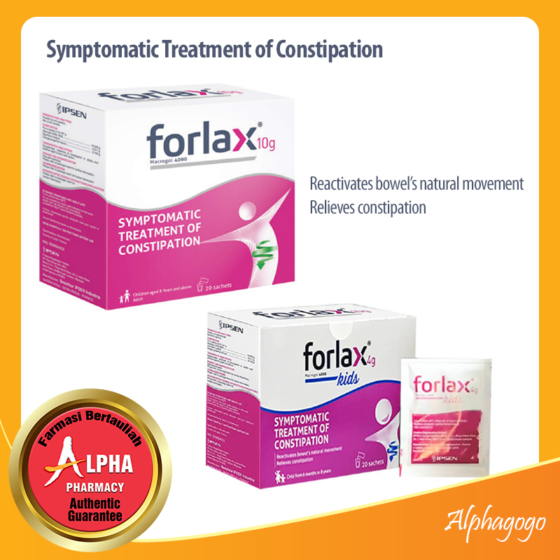 Forlax for Adult 10g / Kid 4g (symptomatic treatment of constipation ...