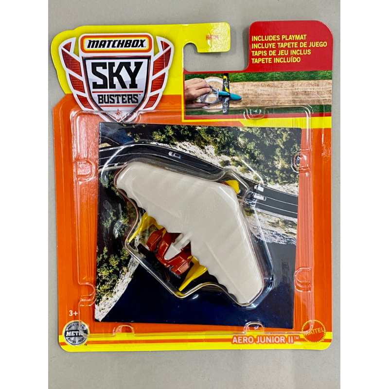 Matchbox AERO JUNIOR II White Brown Sky Busters Racing Aircraft 1/72 ...