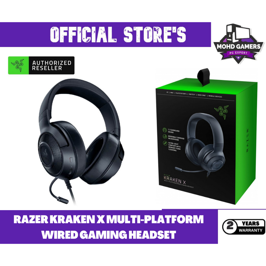 RAZER KRAKEN X MULTI-PLATFORM WIRED GAMING HEADSET | Shopee Malaysia