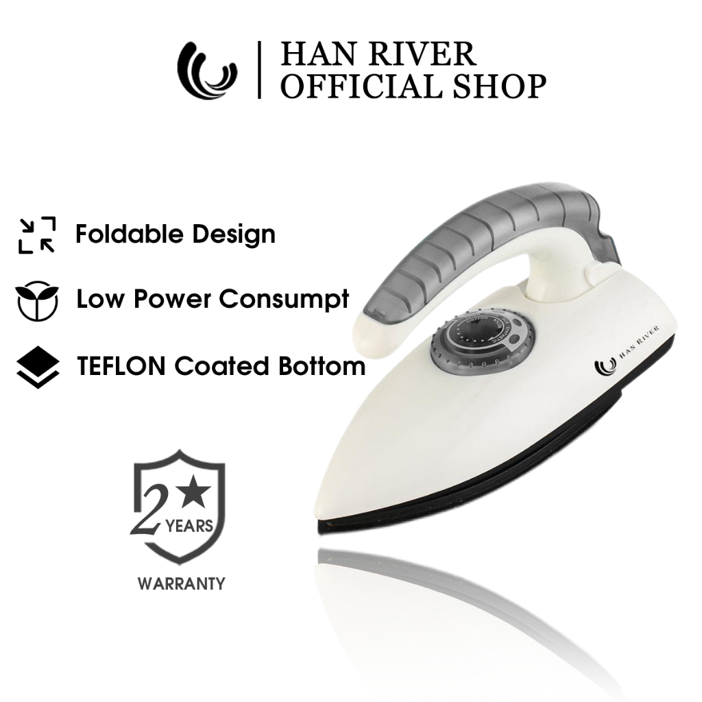 HAN RIVER Iron Handheld Mini Ironing Machine Rotary Travel Wet And Dry ...