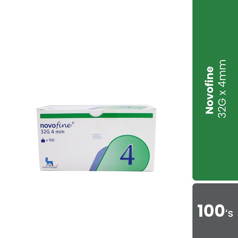 Novofine Insulin Pen Needles 32G 4mm 100'S (Exp: 09/24) | Shopee Malaysia