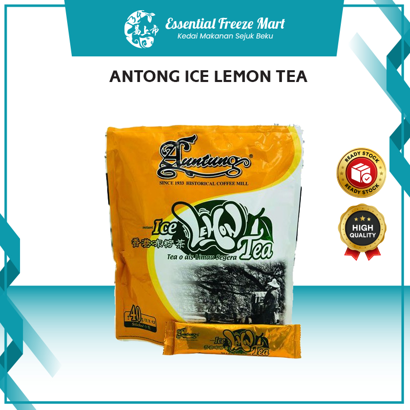 Antong Ice Lemon Tea Instant Tea Drinks Halal Beverage Sticks Teh ...
