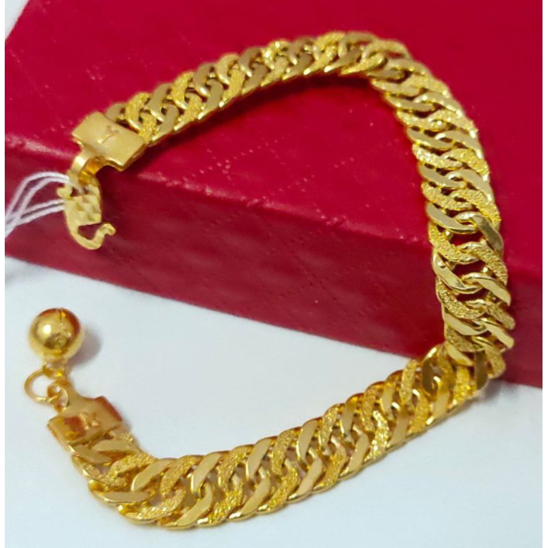 Gelang tangan lipan budak emas 916 tulen | Shopee Malaysia