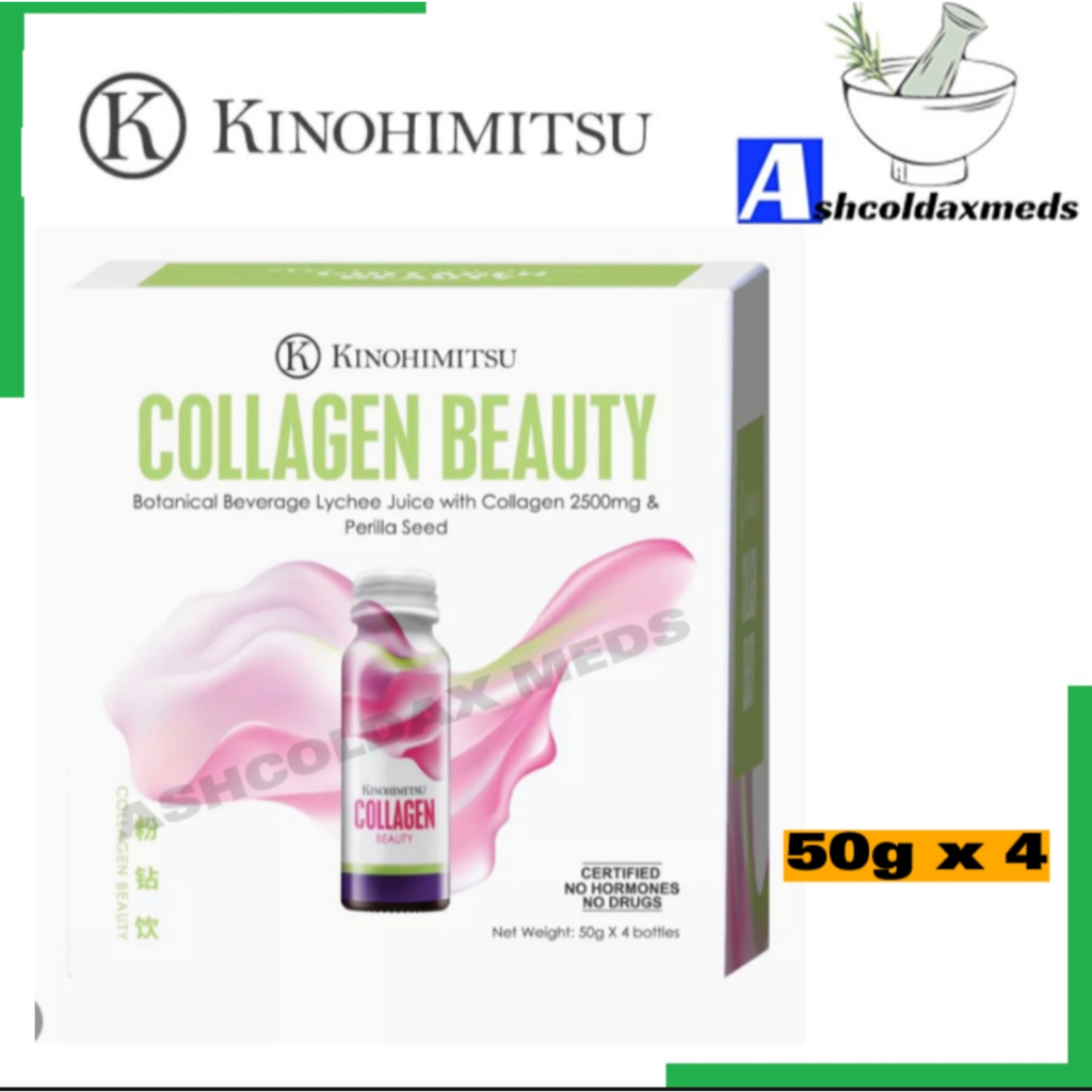 KINOHIMITSU BEAUTY LYCHEE JUICE WITH COLLAGEN 2,500MG & PERILLA SEED ...