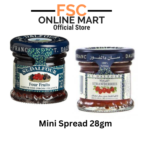 [FSC] ST Dalfour Fruit Spread Mini Jar 28gm | Shopee Malaysia