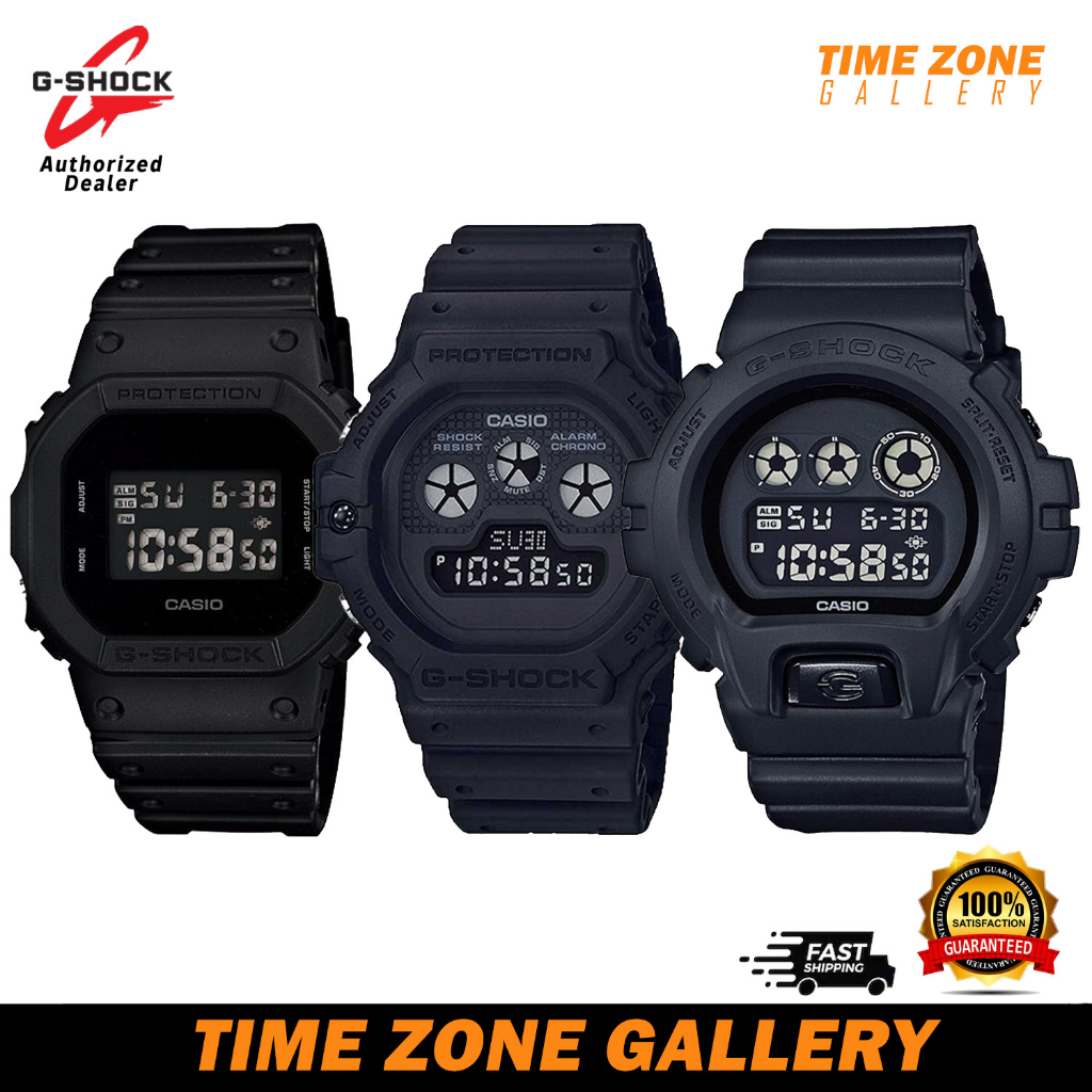 Casio G-Shock Blackout Series Digital Men Watch DW-5600BB-1 / DW-5900BB ...