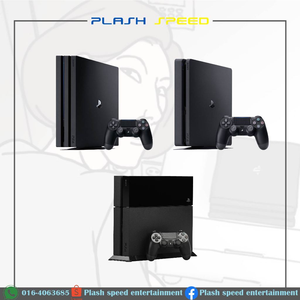 [Stock Ready] [Quick Shipping] PS4 Slim / Fat / Pro 500GB & 1TB ...
