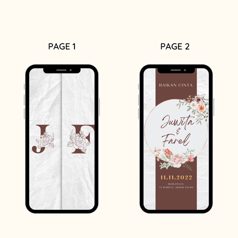 Digital Wedding Invitation Card / Kad Jemputan Kahwin | Shopee Malaysia