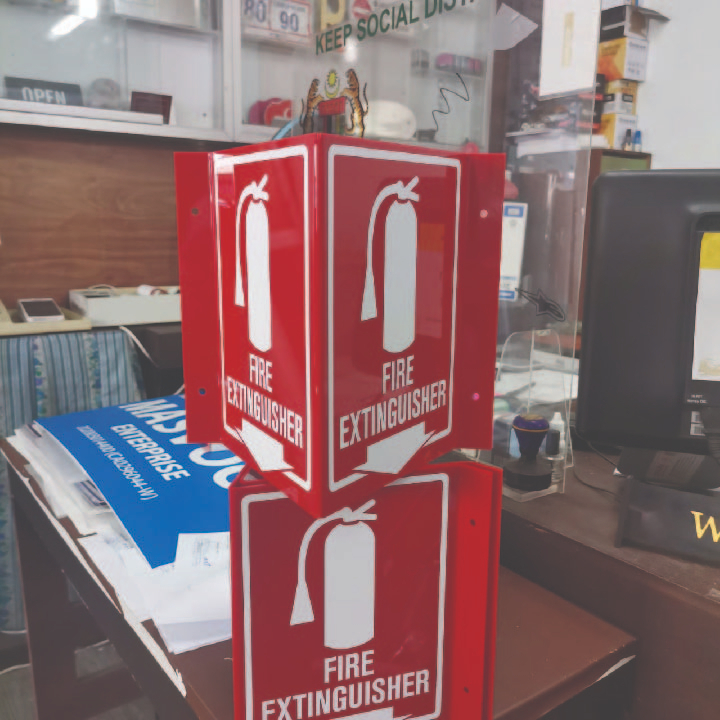 Fire extinguisher sign V shape, pemadam api , safety sign | Shopee Malaysia
