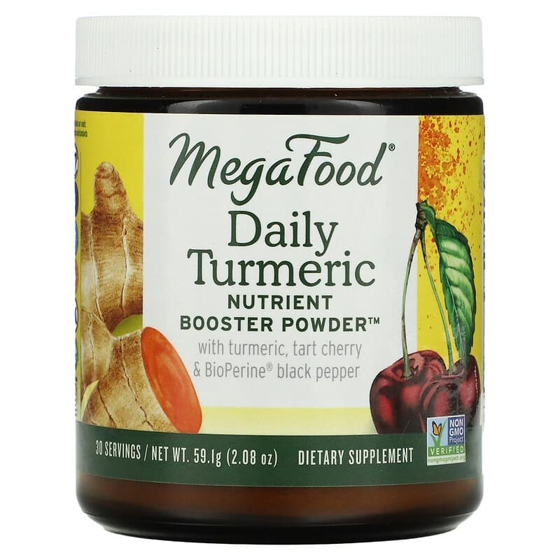 MegaFood, Daily Turmeric, Nutrient Booster Powder, 2.08 oz (59.1 g ...