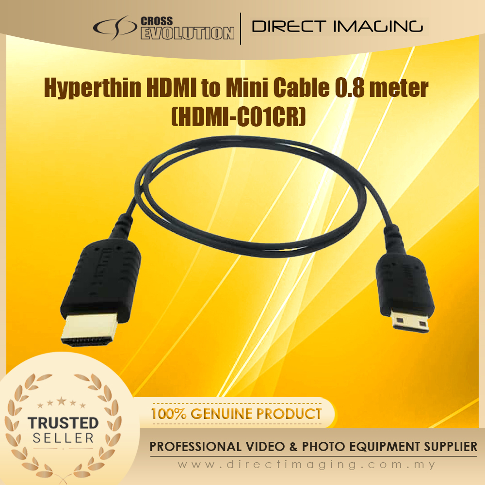 Cross Evolution Hyperthin HDMI to Mini Cable 0.8 meter (HDMI-C01CR ...