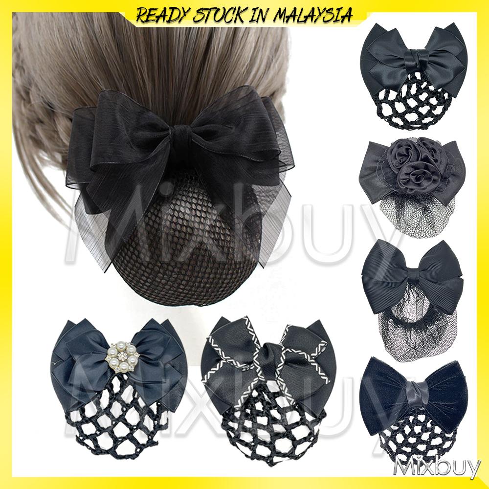 Hair net / Ribbon hair net / Big Ribbon hair ties / Ribbon bow knot bun ... Hair net / Ribbon hair net / Big Ribbon hair ties / Ribbon bow knot bun ...