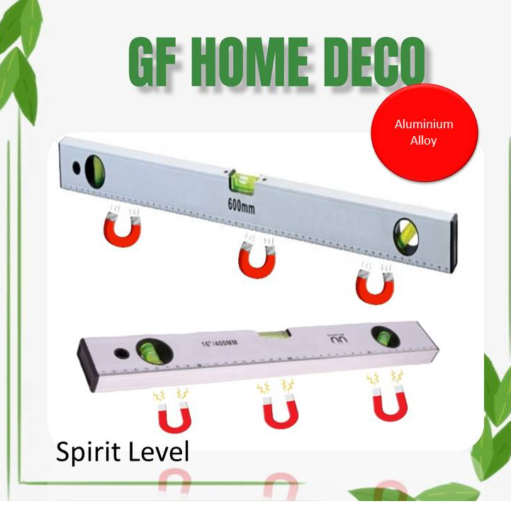 Magnetic Water Level Horizontal Vertical Ruler Spirit Level Balance ...