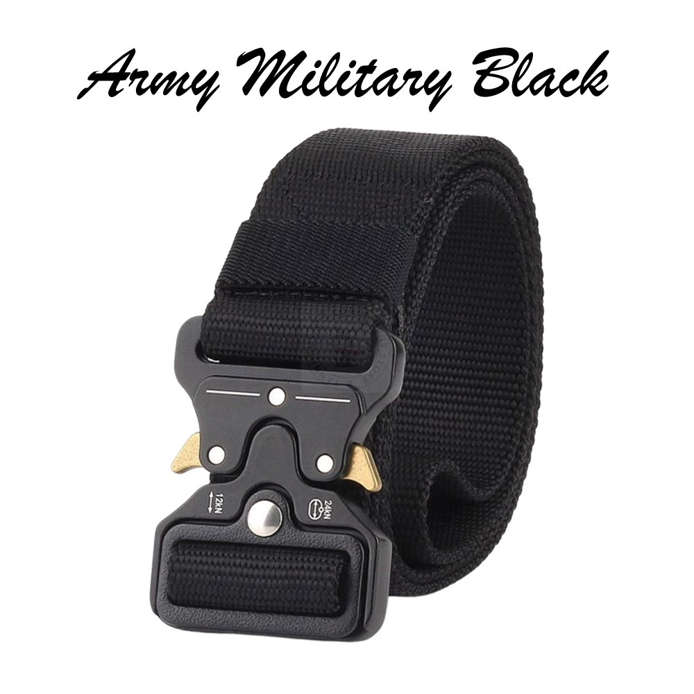 (Buckle Besi) Tactical Belt Military Belt Tali Pinggang Army Military ...